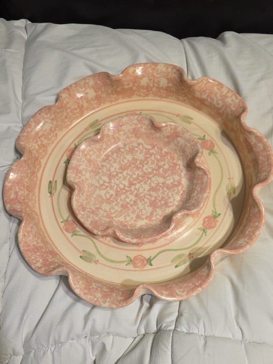 Dining | Marshall Pottery East Texas Stoneware Fluted Serving Chip Dip ...